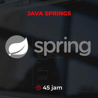 training kursus membuat website java springs framework backend ...