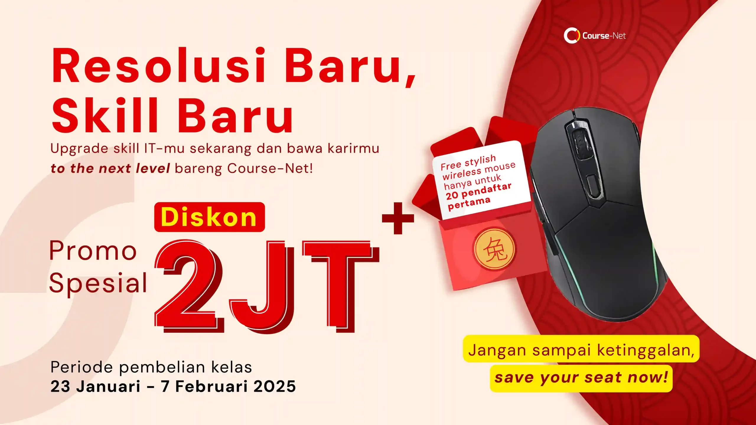 Schedule Kursus di Course-Net (Cek Promo Hari Ini)