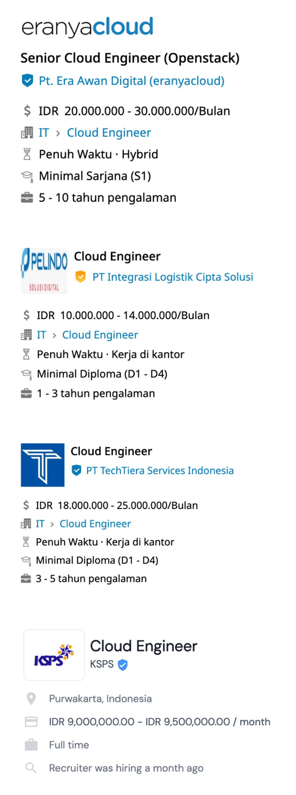 Kursus Cloud Engineer Bersertifikat - Bootcamp Cloud Engineer