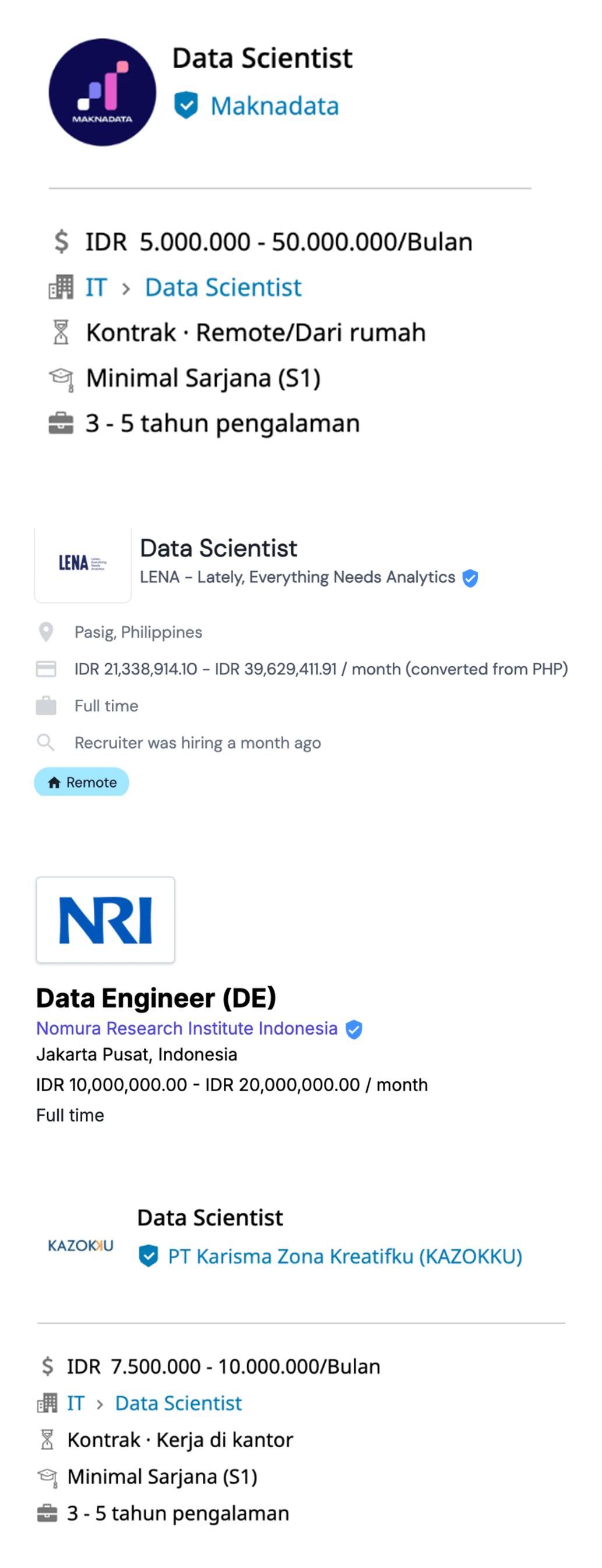 Kursus Bootcamp Data Science & Machine Learning Bersertifikat