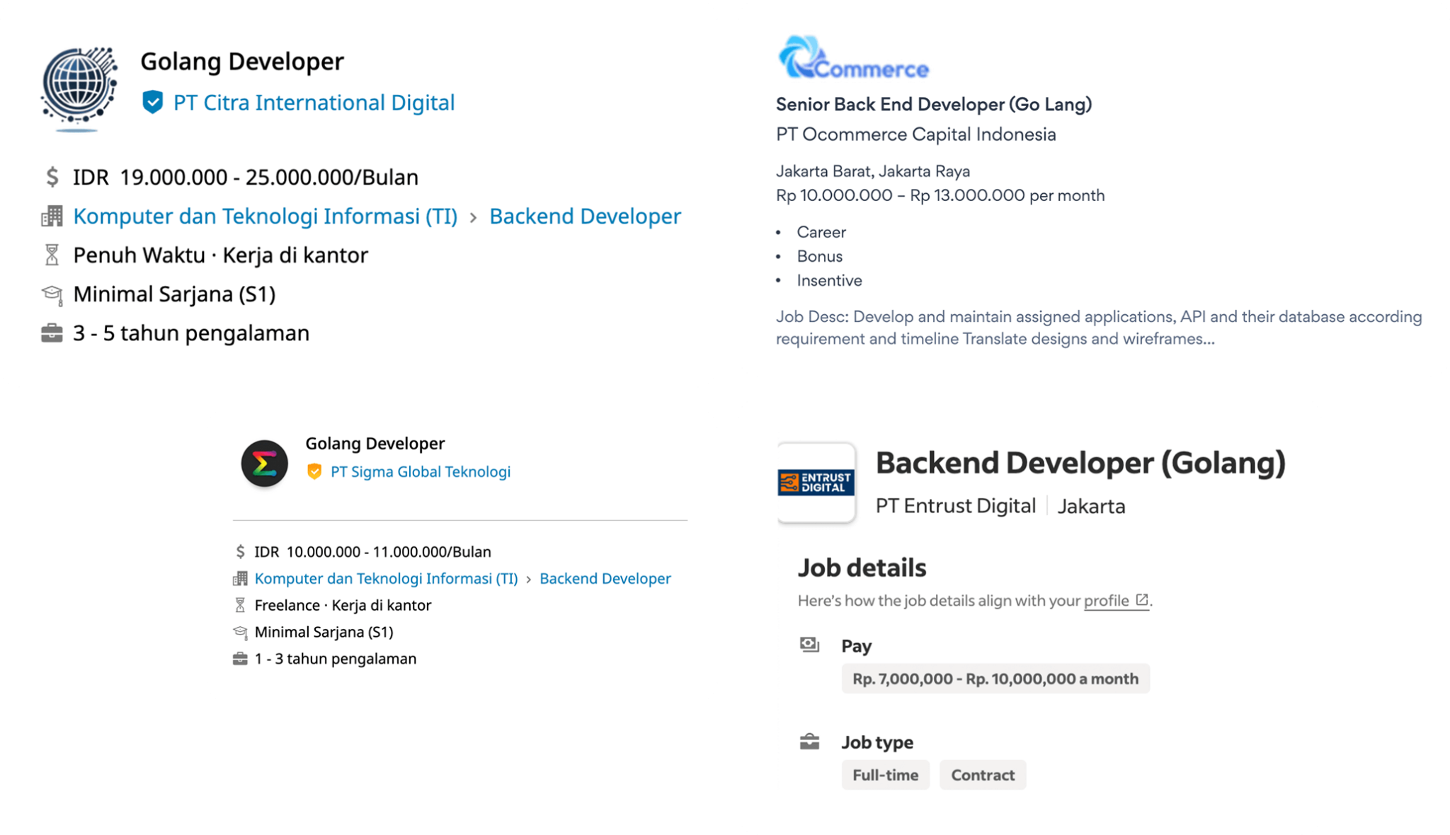 Kursus Golang Back End Developer Lebih dari 100.000 Alumni