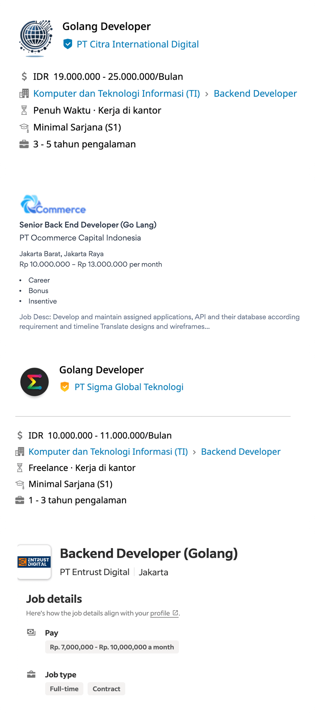 Kursus Golang Back End Developer Lebih dari 100.000 Alumni