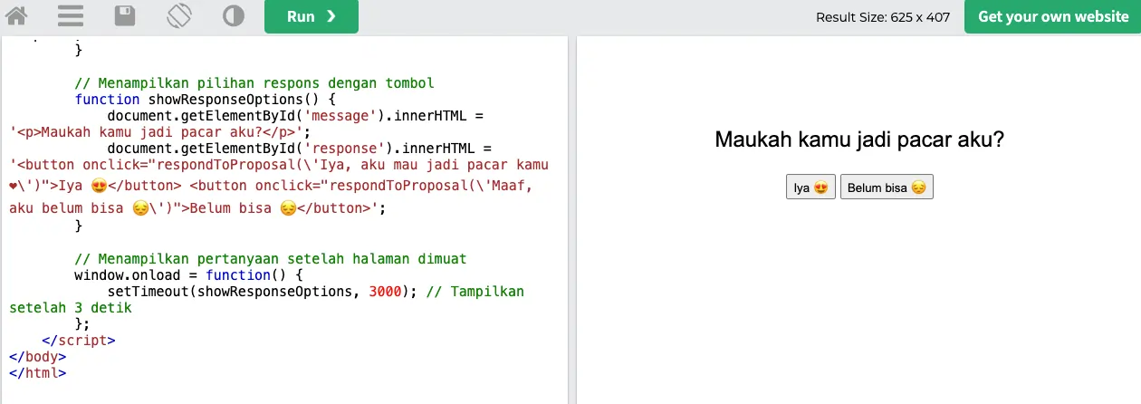 Script HTML Bucin Sinkronin Beserta Contoh Panduan Script 2024