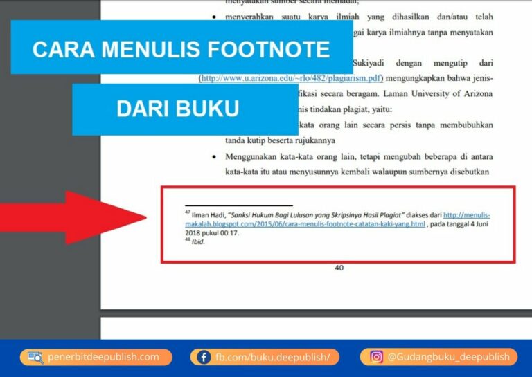 Footnote Adalah: Pengertian, Contoh serta Cara Membuatnya